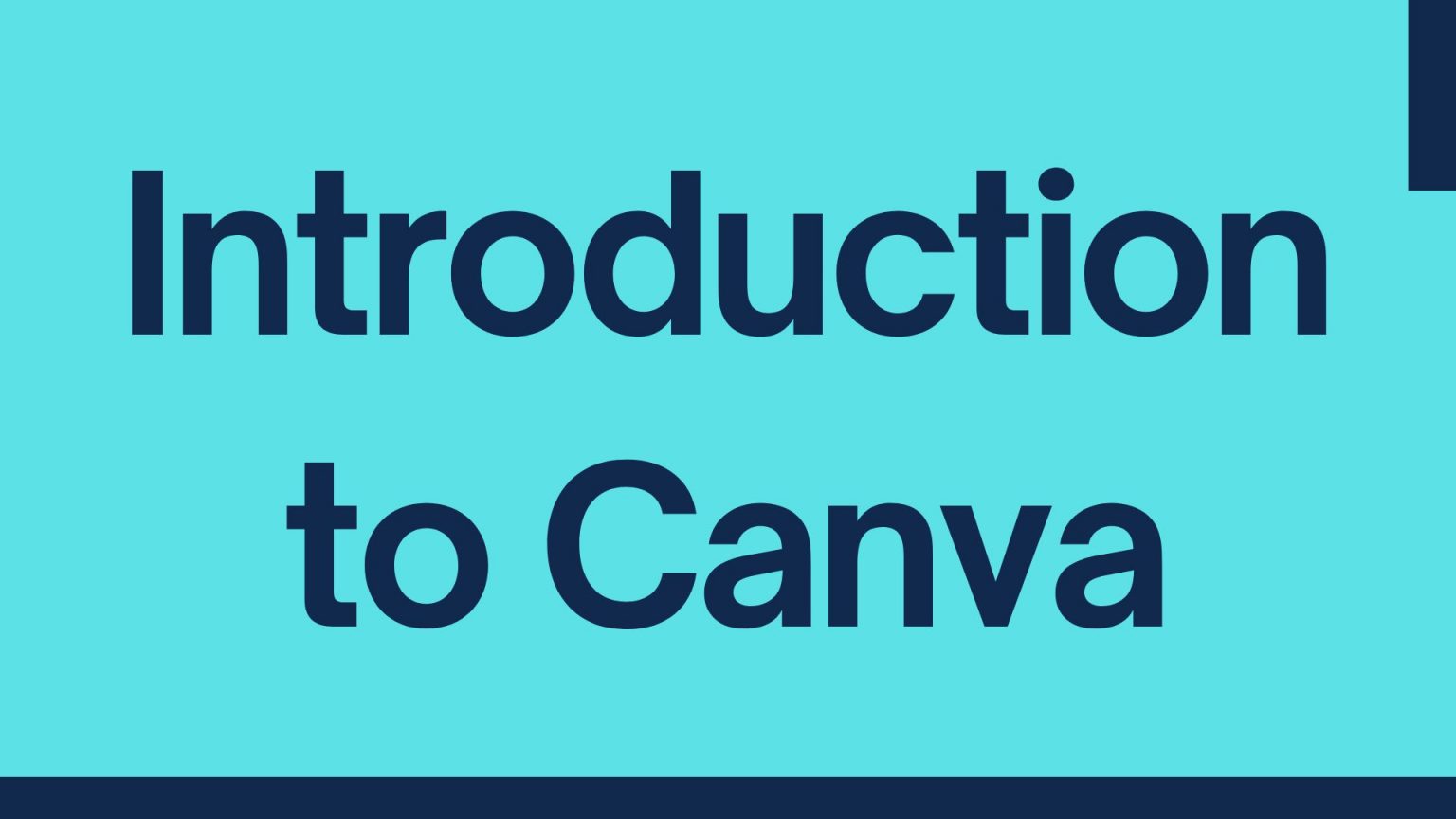 Introduction to Canva – Learn at Bahrain Polytechnic